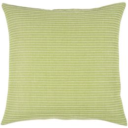Dekokissen Pad "LAMONTE", gr&uuml;n, B:60cm L:60cm, Obermaterial: 100% Baumwolle, Dekokissen_Sitzkissen_Kissenh&uuml;llen, Made in Europe, Kissenh&uuml;lle ohne F&uuml;llung, 1 St&uuml;ck