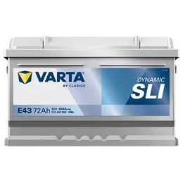Varta Starterbatterie DYNAMIC SLI 12 V, 72 Ah, 680 A 572409068K262 12V 72Ah 680A f&uuml;r VW SUZUKI SEAT PEUGEOT FIAT / LANCIA DAF SAAB PORSCHE OPEL BMW NI
