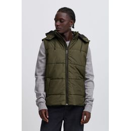 Steppweste Blend "BHVest", Herren, Gr. M, forest night, 100% Polyester, unifarben, Basic, regular fit normal, Westen Steppweste, Stilvolle Basic Steppweste mit Taschen und Kapuze