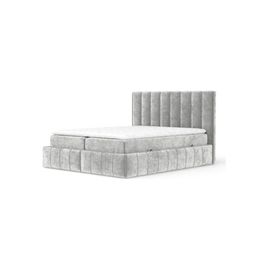 maison de r&ecirc;ve Boxspringbett mit Stauraum Moretti &brvbar; grau &brvbar; Ma&szlig;e (cm): B: 165 H: 124 &raquo; H&ouml;ffner