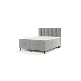 maison de r&ecirc;ve Boxspringbett mit Stauraum &brvbar; grau &brvbar; Ma&szlig;e (cm): B: 202 H: 125 &raquo; H&ouml;ffner
