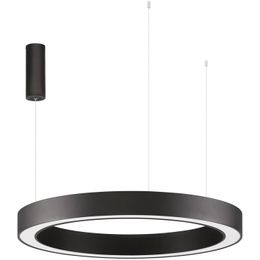 NOVA LUCE LED-H&auml;ngeleuchte "MORBIDO", schwarz, 1, &Oslash; 80cm, 1 Stk., Leuchten