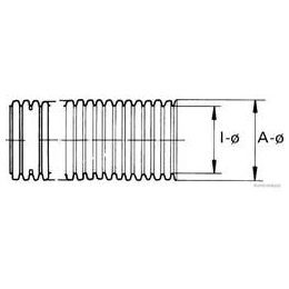 Herth+Buss ELPARTS Wellrohr 51271159 schwarz 28,4mm f&uuml;r MERCEDES-BENZ MAN A0005461930 43.71359.944 04371359944