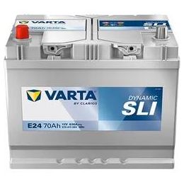 Varta Starterbatterie DYNAMIC SLI 12 V, 70 Ah, 630 A 570413063K262 12V 70Ah 630A f&uuml;r MITSUBISHI VW FIAT / LANCIA TOYOTA SUBARU VOLVO NISSAN JAC OPEL G