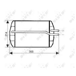 NRF W&auml;rmetauscher, Innenraumheizung 53633 f&uuml;r MAZDA FORD XS6H18B539AA 1113626 1206843