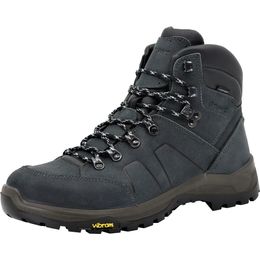 Wanderschuh Grisport "Schn&uuml;rstiefel", Damen, Gr. 44, blau (marineblau), Obermaterial: 100% Rindnubukleder CNU., Schuhe Wanderschuh