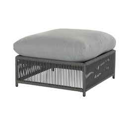 H&ouml;ffner Hocker Barcelona &brvbar; grau &brvbar; Ma&szlig;e (cm): B: 80,5 H: 33 T: 80.5 &raquo; H&ouml;ffner