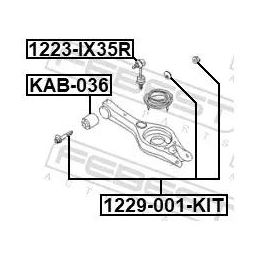 FEBEST Sturzkorrekturschraubensatz 1229-001-KIT f&uuml;r HYUNDAI CHANGAN 1011114966K 55263-3R000 55260-2P000