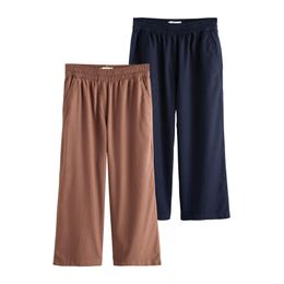 next Hose Damen Gr&ouml;&szlig;e 44 camel / navy
