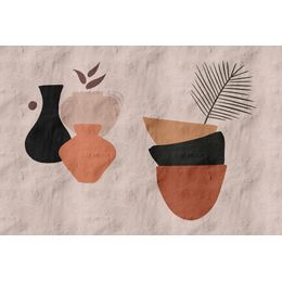 Livingwalls Fototapete LIVING WALLS "Walls by Patel Santa Fe", bunt (rosa, orange1), B:4m L:2,7m, Vlies, Tapeten, Fototapete Modern santa fe 4,00 m x 2,70 m 200 g Vlies Premium Tapete