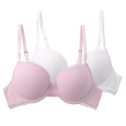 Gina Benotti 2 Damen B&uuml;gel-BHs mit Spitze