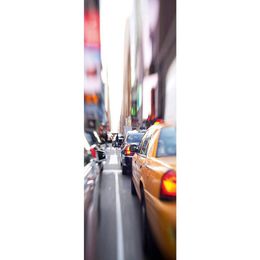 Fototapete ARCHITECTS PAPER "Rush Hour", gelb (gelb, grau), B:1m L:2,8m, Vlies, Tapeten, Tapete Natur