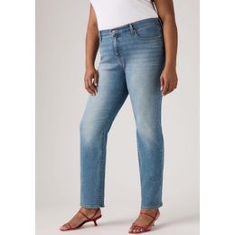 LEVI'S&reg; PLUS LEVI'S PLUS Damen 5-Pocket-Jeans "314 PL SHAPING", blau, Gr. 22, Denim/Jeans, Obermaterial: 80% Baumwolle, 19% Polyester, 1% Elasthan, Jeans, mit