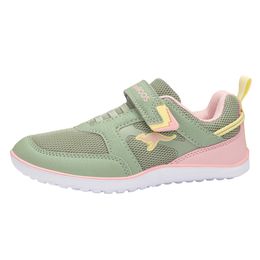 Sneaker Kangaroos "K-BFK PATHFINDER EV", M&auml;dchen, Gr. 35, desert sage, seashell pink, Mesh, Synthetik, Schuhe Sneaker, Barfu&szlig;schuh