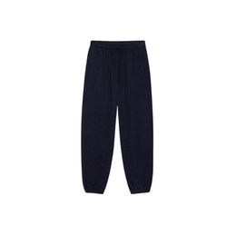 Chinohose MOSHI MOSHI MIND "moshi moshi mind Trouser zen", Damen, Gr. L, Normalgr&ouml;&szlig;en, schwarz navy, Obermaterial: 100% Baumwolle, Hosen Chinohose