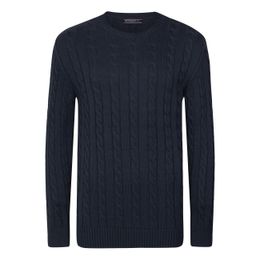 Rundhalspullover FELIX HARDY "MANUEL", Herren, Gr. XL, navy, 70% Baumwolle, 30% Polyacryl, Pullover Rundhalspullover