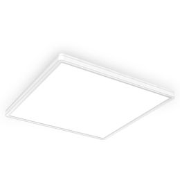 B.K.LICHT Panel, wei&szlig;, 1, &Oslash; 42cm H: 2,9cm, 1 Stk., Leuchten, Deckenleuchte, dimmbar, ultra-flach, indirektes Licht, neutralwei&szlig;, LED Panels
