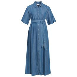 Gina Damen Umstandskleid im Denim-Look