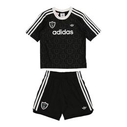 adidas originals Set Jungen Gr&ouml;&szlig;e 104 schwarz / wei&szlig;