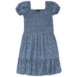 Yigga M&auml;dchen Kleid mit Blumen allover