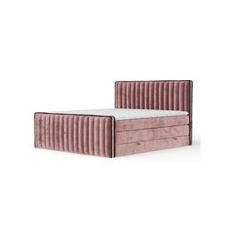 maison de r&ecirc;ve Boxspringbett mit Stauraum &brvbar; rosa/pink &brvbar; Ma&szlig;e (cm): B: 204 H: 120 &raquo; H&ouml;ffner