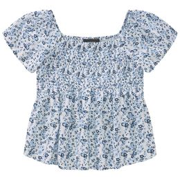 Yigga M&auml;dchen Blusenshirt mit Blumen allover