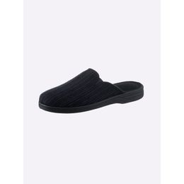 Pantoffel CLASSIC, Herren, Gr. 44, blau (marine), Textil, Schuhe