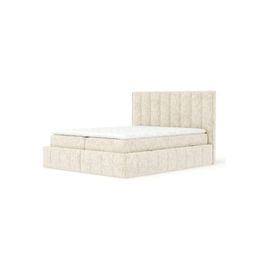 maison de r&ecirc;ve Boxspringbett mit Stauraum &brvbar; creme &brvbar; Ma&szlig;e (cm): B: 205 H: 124 &raquo; H&ouml;ffner