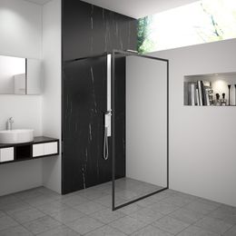 Walk-in-Dusche MARWELL "Style", wei&szlig;, neutral, B:100cm H:195cm T:120cm, Duschw&auml;nde, hochwertige Aluminiumprofile