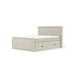 maison de r&ecirc;ve Boxspringbett mit Stauraum &brvbar; beige &brvbar; Ma&szlig;e (cm): B: 227 H: 123 &raquo; H&ouml;ffner