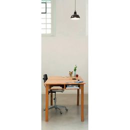 Fototapete ARCHITECTS PAPER "Think About It", braun (braun, wei&szlig;), B:1m L:2,8m, Vlies, Tapeten, Tapete Modern Schreibtisch Fototapete 1,00m x 2,80m