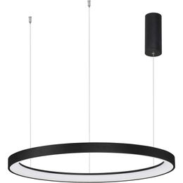 NOVA LUCE LED-H&auml;ngeleuchte "PERTINO", schwarz, 1, &Oslash; 78cm, 1 Stk., Leuchten