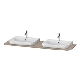 Duravit Waschtisch-Konsole Happy D.2 Plus 160x55cm, mit 2 Ausschnitten, leinen (HP032HB7575)