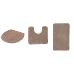 Badematte Kleine Wolke "RELAX", taupe, H:30mm, Polyacryl, Badematten, Badematte, Badteppich, Uni Farben, rechteckig, rund & als Set erh&auml;ltlich