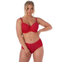 After Eden D-cup & up Panty "BO", Damen, Gr. L, rot, Spitze, Obermaterial: 86% Polyamid, 14% Elasthan, AFTER EDEN D-CUP & UP, unifarben, k&ouml;rpernah, Unterhosen Panty, Mit Spitze, leicht durchsichtig, feminin, bequem, weich, elastisch