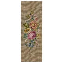 Fototapete ARCHITECTS PAPER "Fancywork Pillow", bunt (braun, bunt, rosa), B:1m L:2,8m, Vlies, Tapeten, Blumen Fototapete Floral Tapete Natur Panel 1,00m x 2,80m