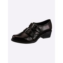 Andrea Conti Kurzstiefelette, Schwarz, Gr. 37, Damen, Stiefeletten, Material: Rindsleder