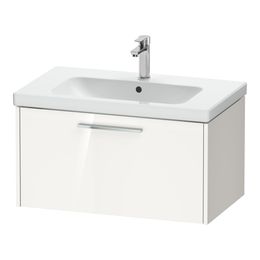 Duravit Waschtischunterschrank D-Code 78,4x40x46cm, 1 Ausz., we. hgl, Gr. chr (DC4667010220000)