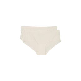 Marc O'Polo MARC O'POLO Damen Panty "Second Skin", Gr. L, wei&szlig;, Obermaterial: 74% Polyamid, 26% Elasthan, unifarben, Unterhosen, mit extra flachen N&auml;hten