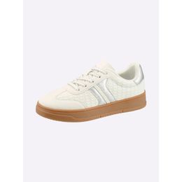 Heine Damen Sneaker, Wei&szlig;, Gr. 41, Sneakers & Schn&uuml;rer, Material: Synthetik