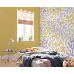 Fototapete Komar "Komar Vlies Fototapete - Sage Flip - Gr&ouml;&szlig;e 350 x 250 cm", lila (modern), H:1,2m L:2,5m, Vlies, Tapeten
