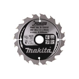 Makita S&auml;geblatt SPECIALIZED 136x20x16Z (B-33532)