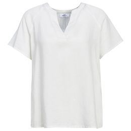 Gina Benotti Damen Leinen-Bluse mit Serafino-Ausschnitt