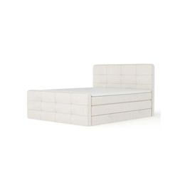 maison de r&ecirc;ve Boxspringbett mit Stauraum &brvbar; creme &brvbar; Ma&szlig;e (cm): B: 164 H: 118 &raquo; H&ouml;ffner