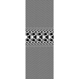 Fototapete ARCHITECTS PAPER "Labyrinth", schwarz (schwarz, wei&szlig;), B:1m L:2,8m, Vlies, Tapeten, Grafik Tapete Schwarz Wei&szlig; Panel 1,00m x 2,80m