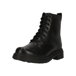 Stiefel Clarks "Orinoco3", Damen, Gr. 42, schwarz, Leder, Schuhe Stiefel, mit wasserdichtem Leder