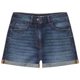 Yigga M&auml;dchen Jeansshorts mit Umschlag