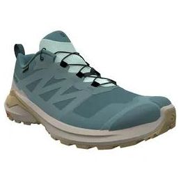 Laufschuh Salomon "X-ADVENTURE GORE-TEX", Damen, Gr. 39, blau (north atlantic), Synthetik, Textil, Schuhe Laufschuh, wasserdicht