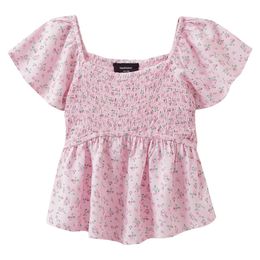 Yigga M&auml;dchen Blusenshirt mit Blumen allover