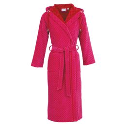 Damenbademantel Carl Ross, pink, Velours, Hausm&auml;ntel, "410300"